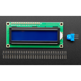 Standard LCD 16x2 + extras - white on blue