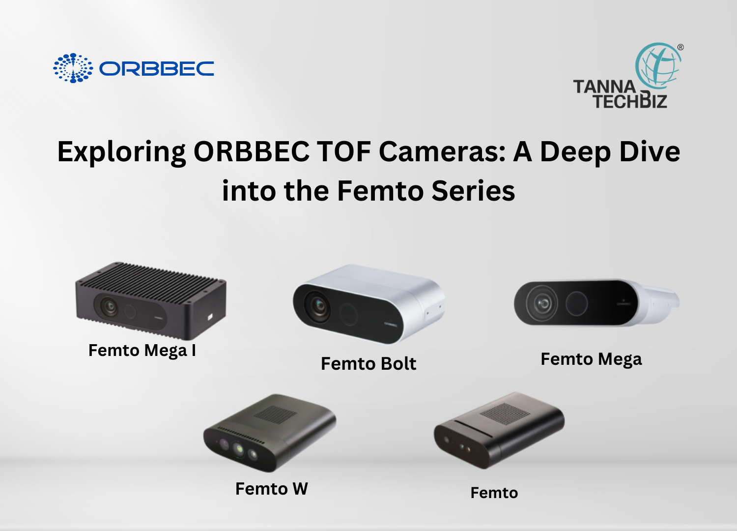 "Exploring ORBBEC TOF Cameras: The Femto Series for Precision Depth Sensing"